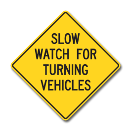 WC-38 Slow Watch For Turning Vehicles